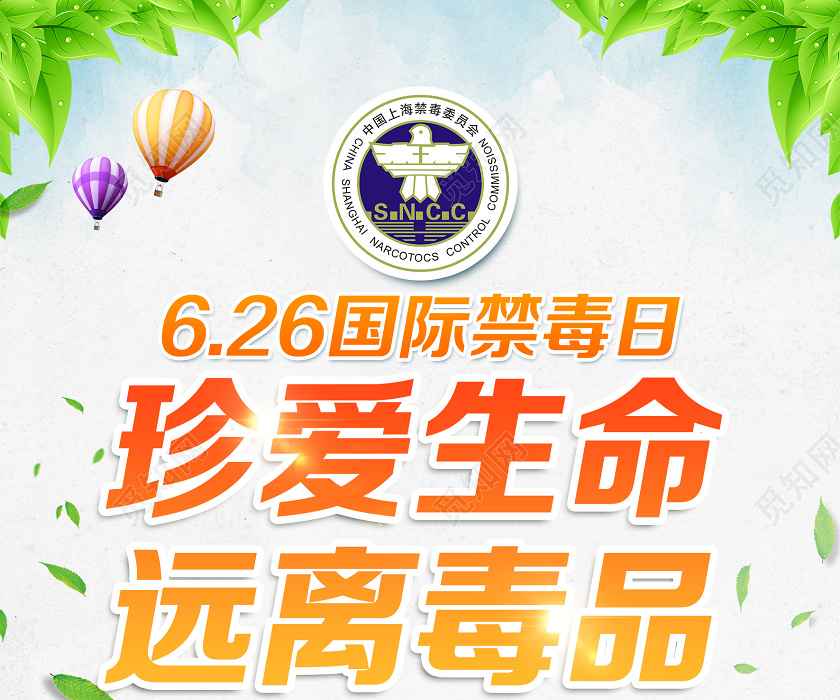 2020年禁毒6月26日国际禁毒日珍爱生命远离毒品知识海报图片下载 觅知网